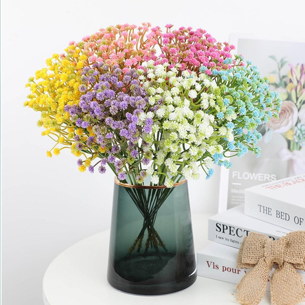 1pcs Gypsophila Simulation Babysbreath Artificial Flower (29cm) For Wedding Bouquet Decoration ...
