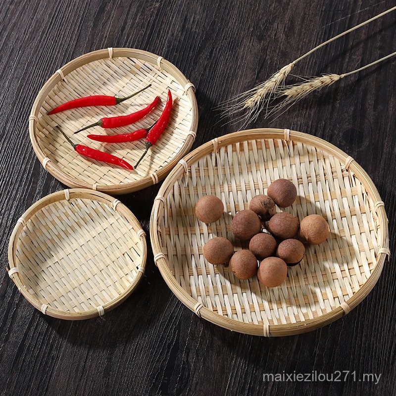 Small Dustpan Bamboo Plate Woven Bamboo Woven Plate Sunflower Seed Disc ...
