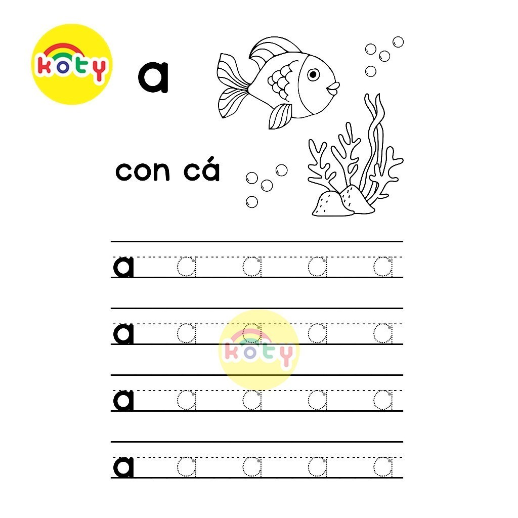 Set of 29 Coloring Pages of Vietnamese Lowercase Alphabet - Helps ...