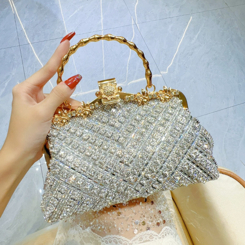 Rhinestone Dinner Clutch Bag Ladies' Wedding Evening Handbag Luxury ...