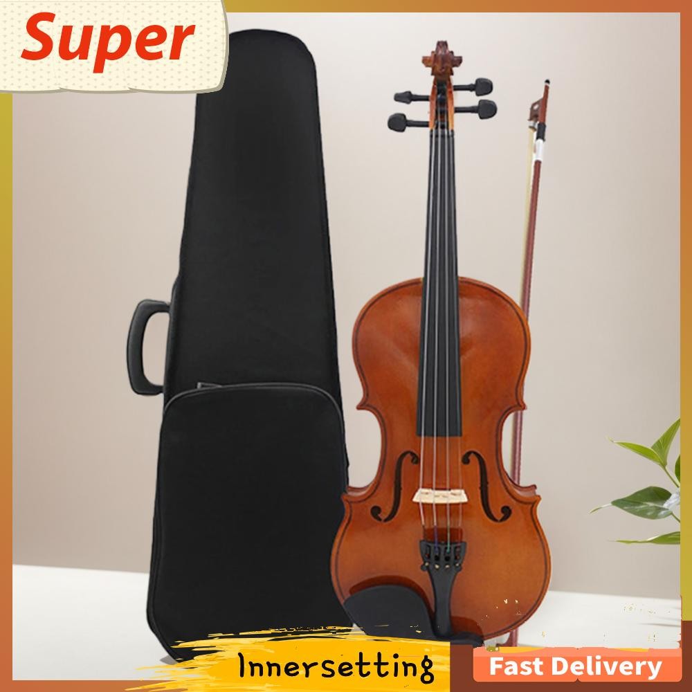 [innersetting.my] Violin 4/4 Full Size Kit with Case Violin Fiddle Set ...