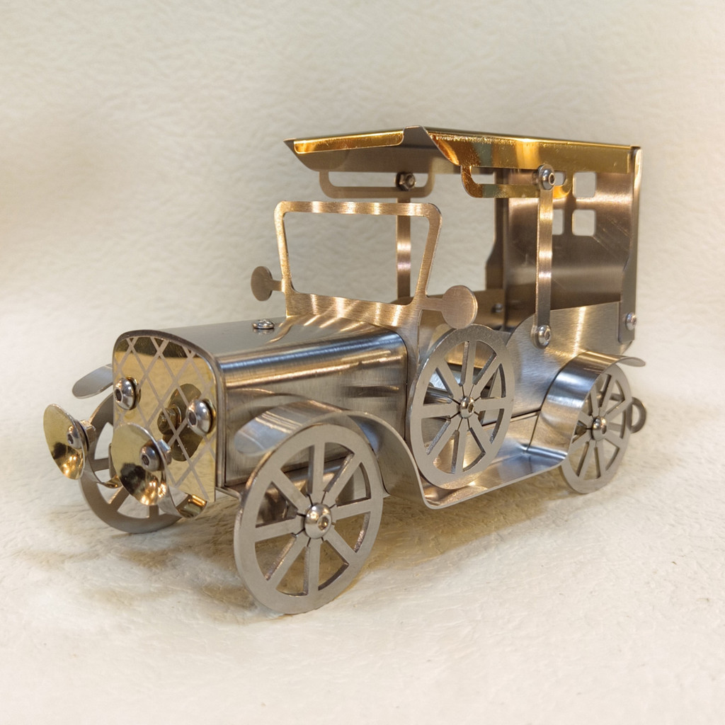 Shopee Official Retro Classical Car Model Simulation Stainless Steel ...