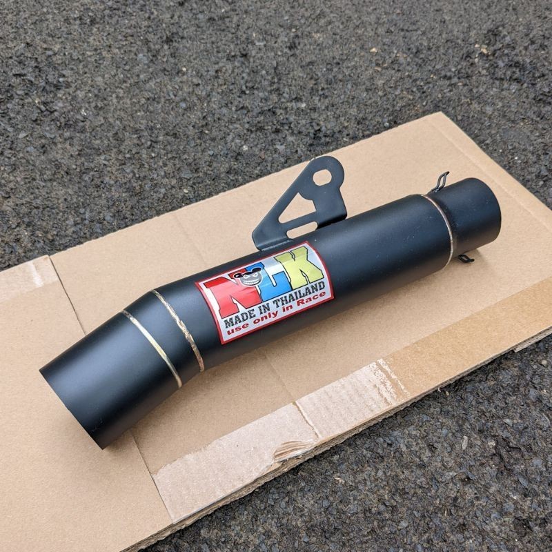 Canister pipe NLK black tube type 51mm for Wave 100 110 125 Xrm 100 110 ...