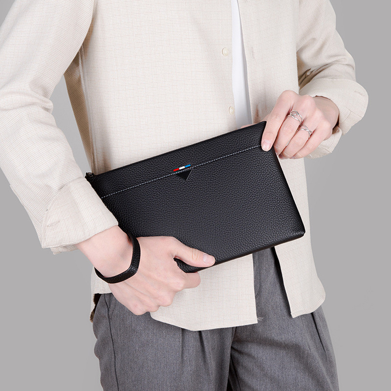 Clutch Men Men's Business Clutch Bag Genuine Leather Pure Leather Men's ...
