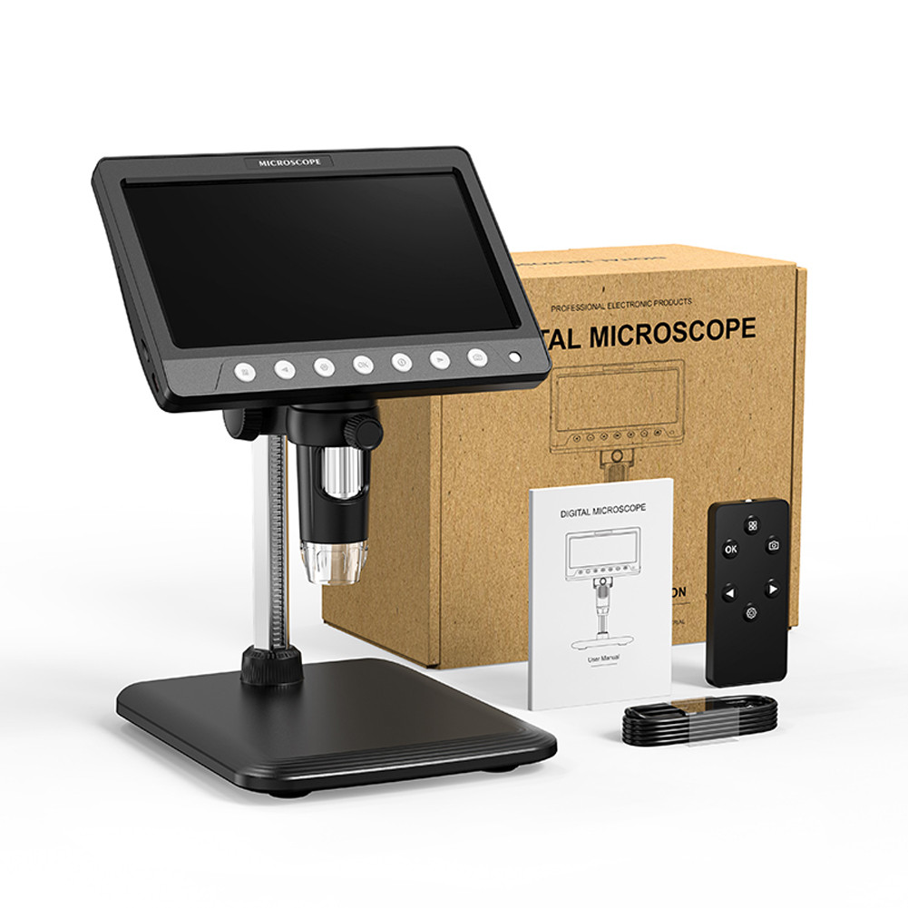[Redkeev.my] 7 Inch IPS Digital Microscope 5MP HD Lens Soldering ...