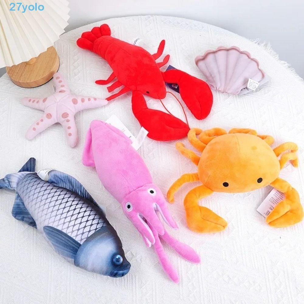 YOLO Ocean Animal Plush Toy, Fish Aquarium Marine Park Simulation ...
