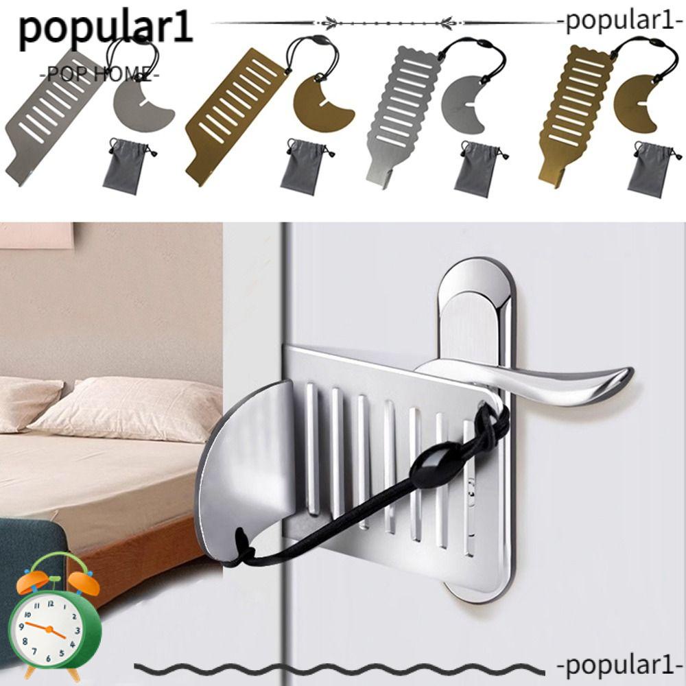 POP Door Lock, Metal Security Safety Latch, Punch-free Travel Tool ...