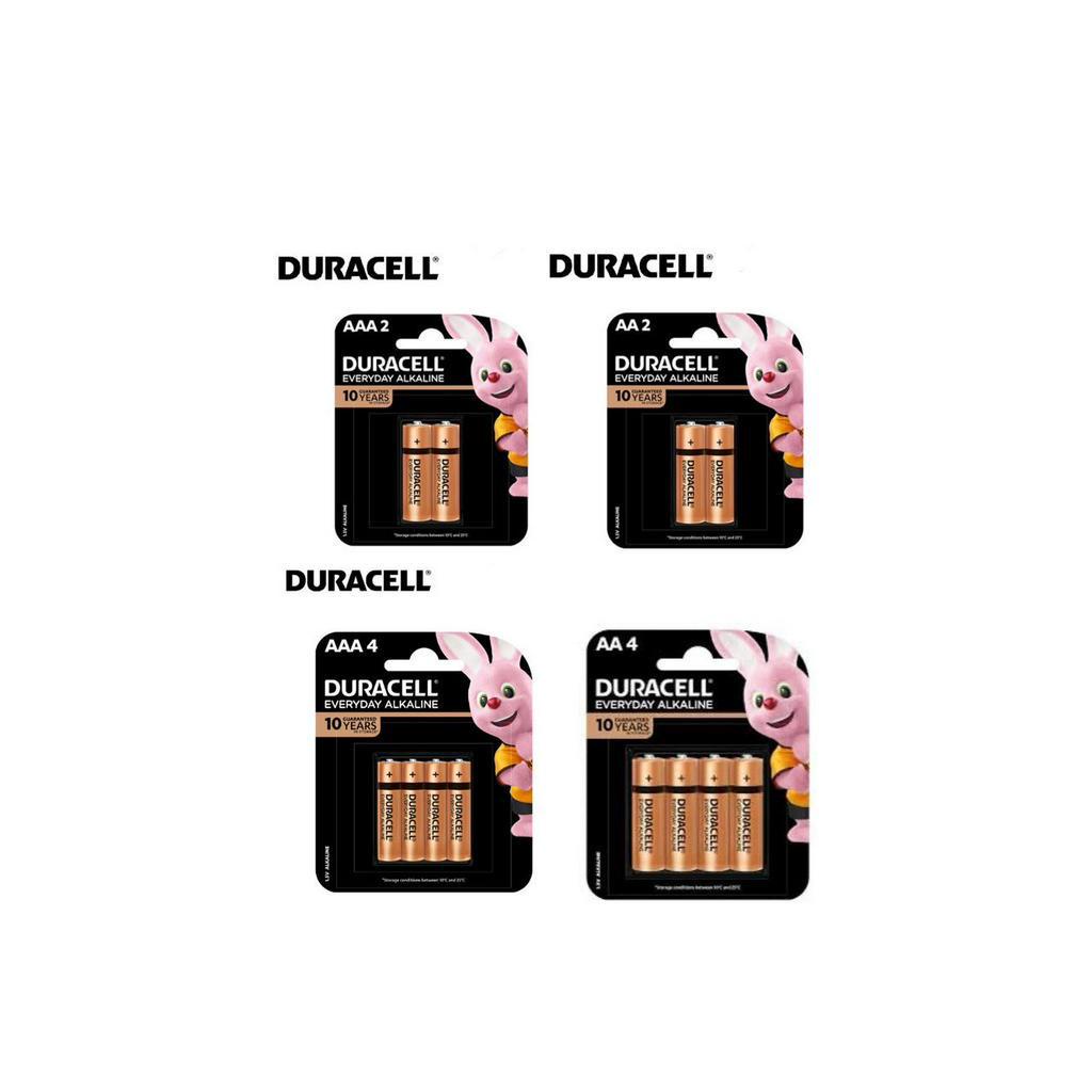 Duracell Everyday Alkaline Battery (AA2 / AA4 / AAA2 / AAA4) | Shopee ...
