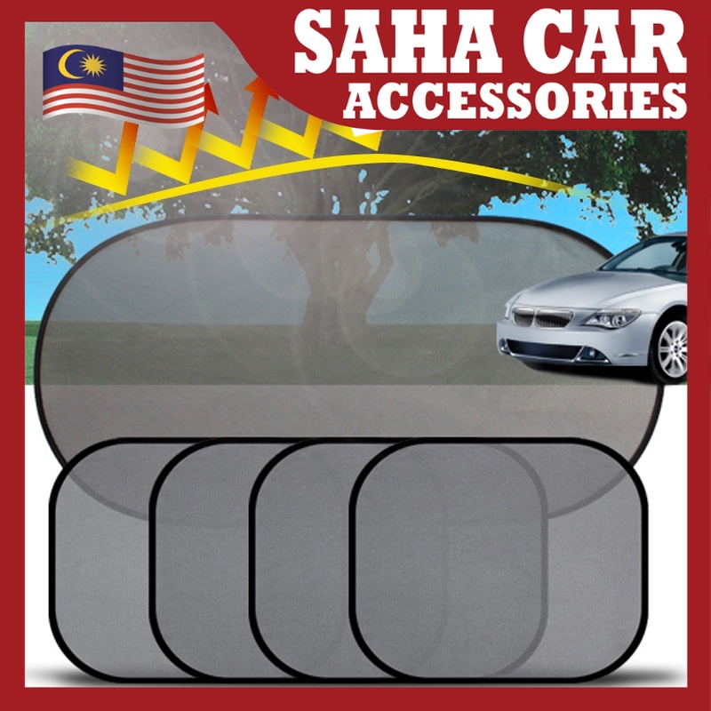 SCA_Car Window Sun Shade Front Rear Window Cover SunShade Sun ...