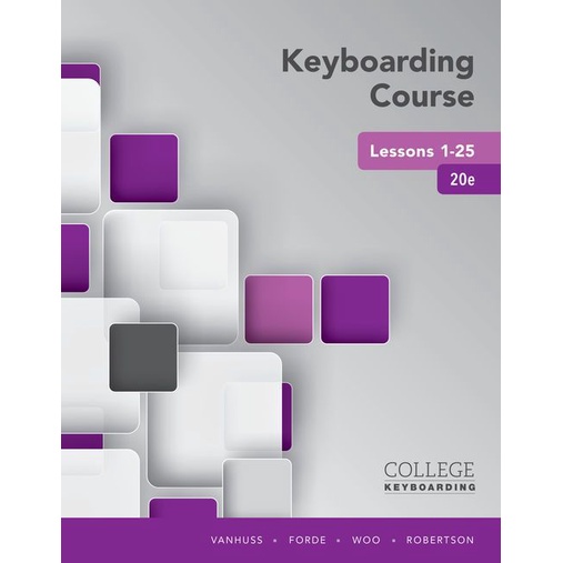 Keyboarding Course Lessons 1-25, 20th Edition | Shopee Malaysia