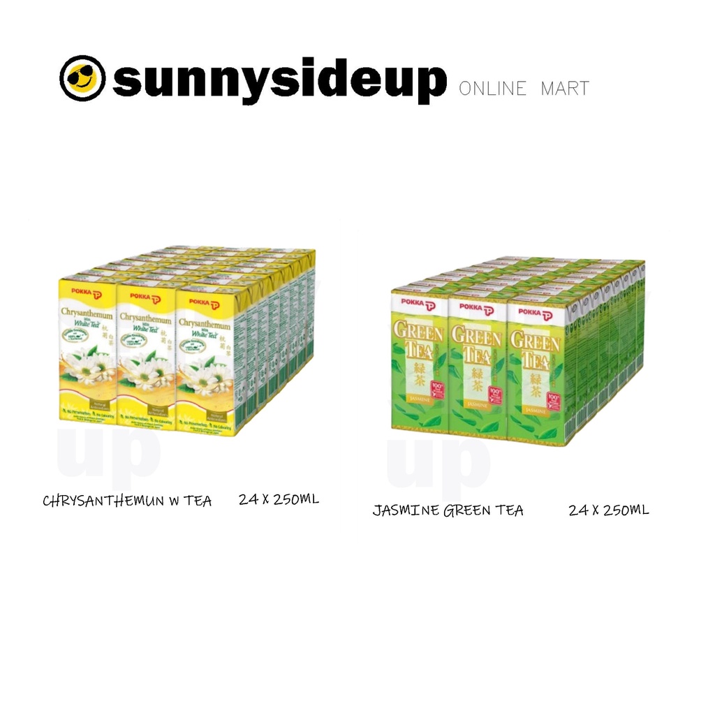 [SUNNY] Pokka Chrysanthemum White Tea | Jasmine Green Tea (4 x 6s x ...