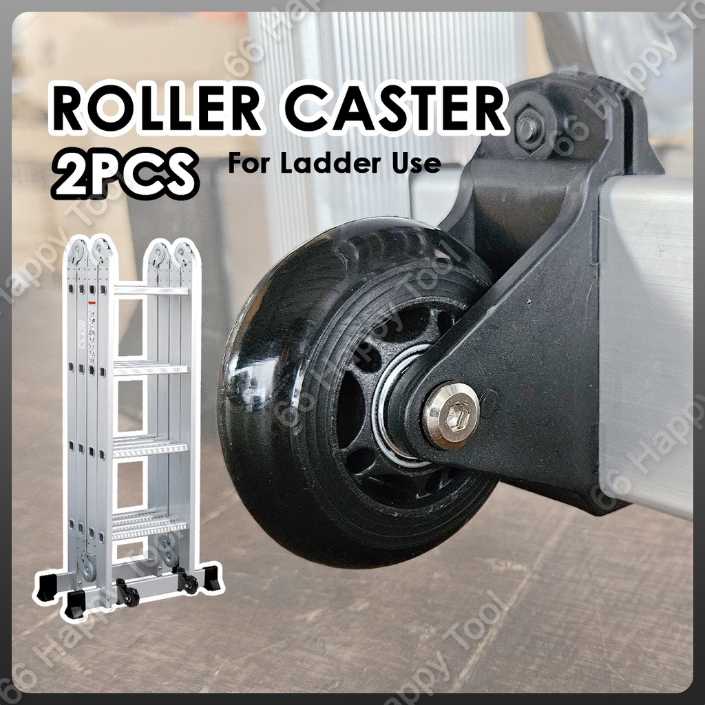 2pcs Caster Only Roller 2.5Inch for Multipurpose Telescopic Ladder ...