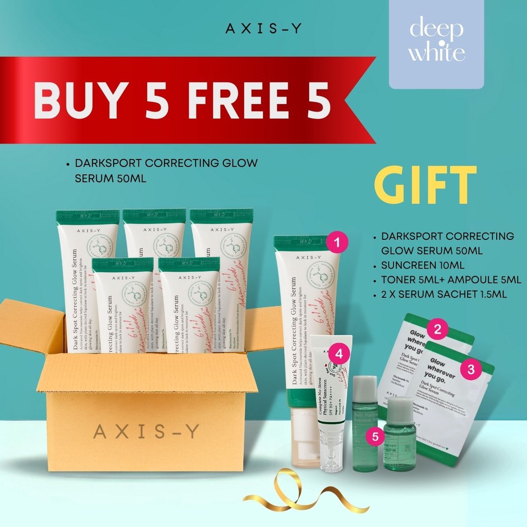 Axis-Y Dark Spot Correcting Glow Serum 50ml Combo Sets Acne Scars AxisY ...