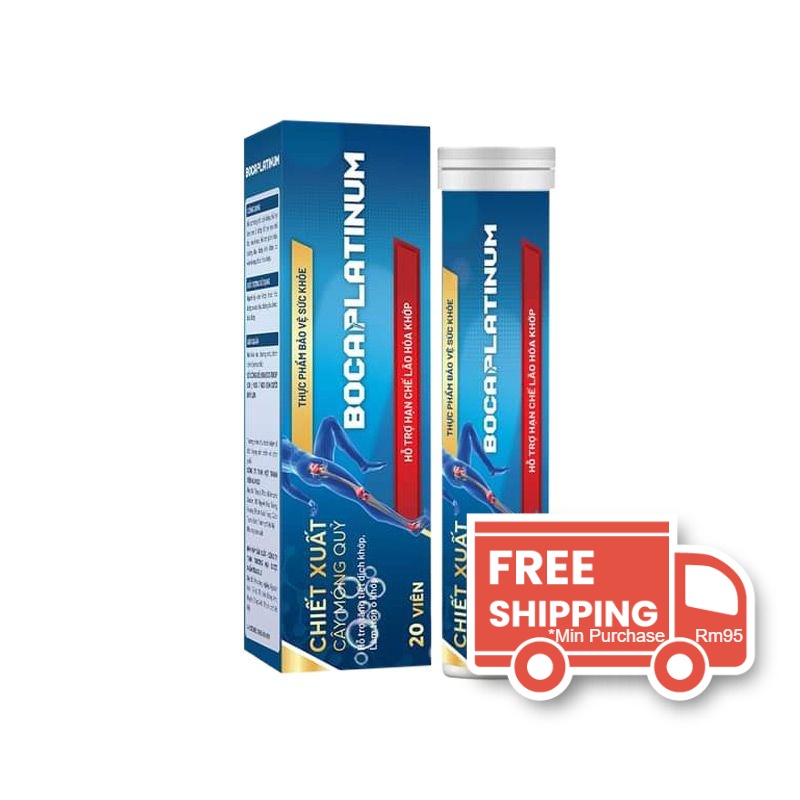 Boca Platinum Effervescent Tablets Bones And Joint Support for ...