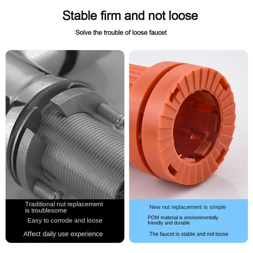 Quick Tighten & Release Lock Nuts 1.25 inches One Hole Faucet Shanks ...