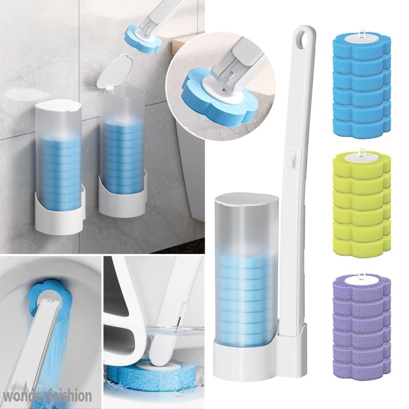 Disposable Silicone Toilet Bowl Brush Cleaner Berus Toilet Tandas Viral ...
