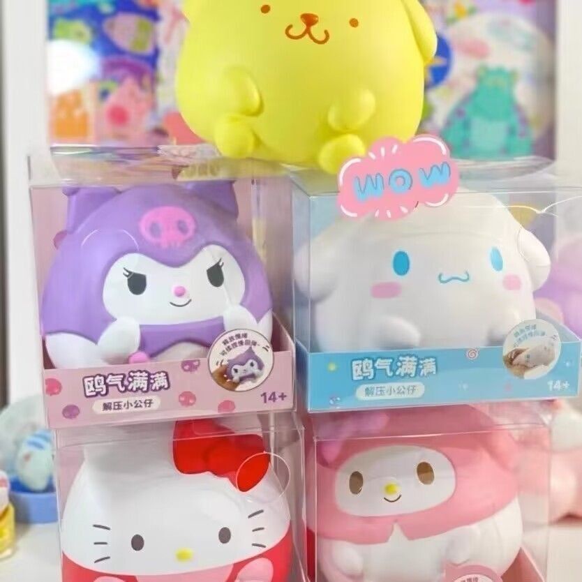 Sanrio Hello Kitty Pinch Music Cute Cartoon My Melody Kuromi ...