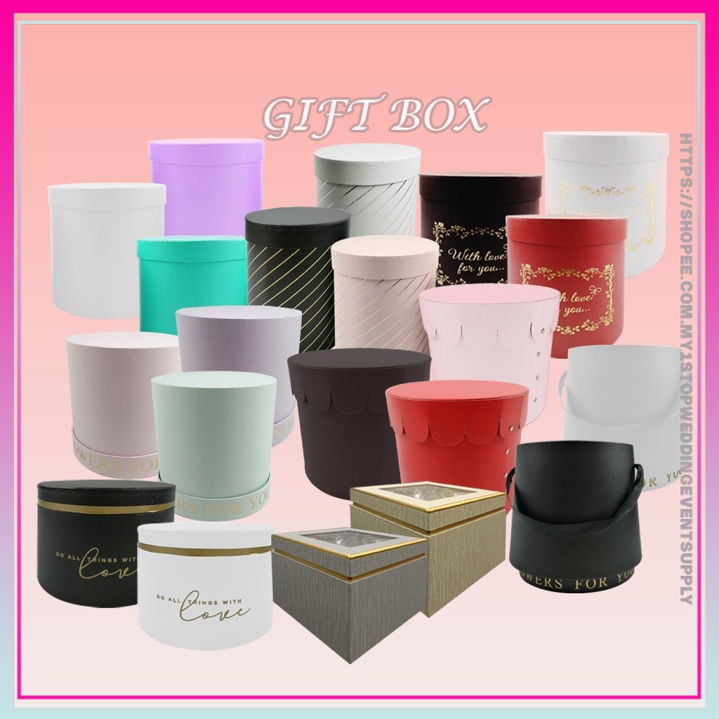 1 PCS - S SIZE GIFT BOX/FLOWER DECO CASE/KOTAK HADIAH/礼物盒/鲜花礼盒/创意花盒 ...