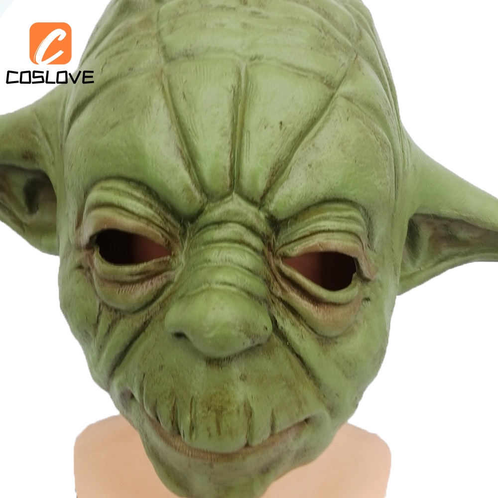 Star Wars Master Yoda Cosplay Pops Mask Suit for Cos Jedi Headgear ...