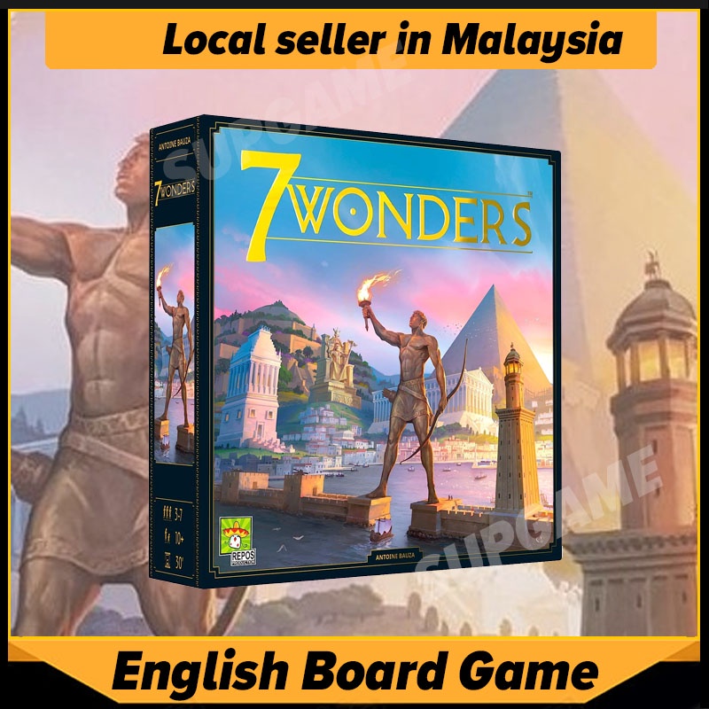 Golden 7 Wonders Board Game (BASE GAME) - New Edition | Shopee Malaysia