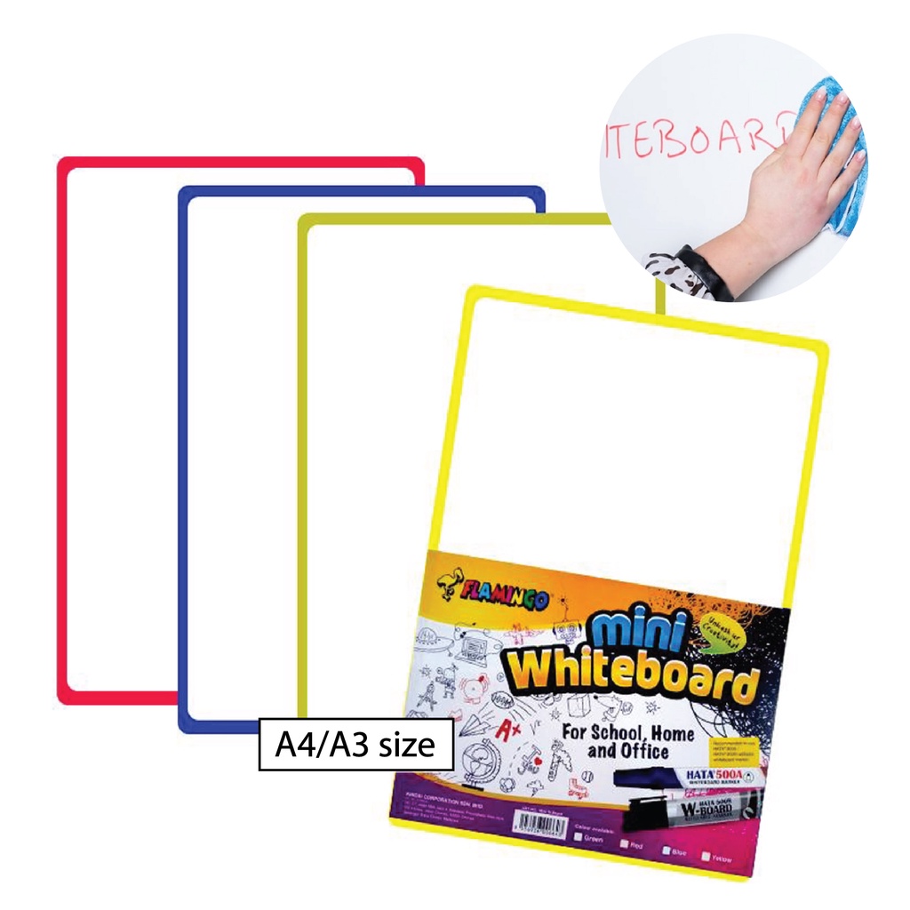 Flamingo A4/A3 size Lightweight Whiteboard | Shopee Malaysia