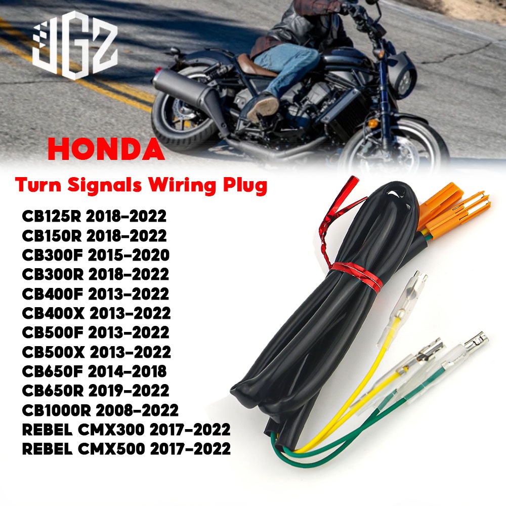 For HONDA REBEL CMX300 CB125R CB650R 1000R Motorcycle Turn Signal ...