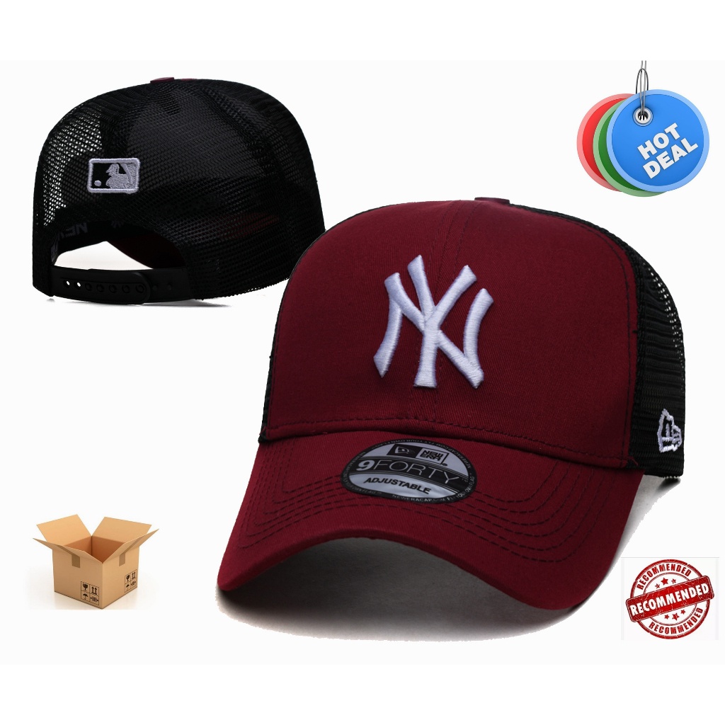High Quality New York Yankees Mesh Baseball Cap Men Women Trucker Hat ...