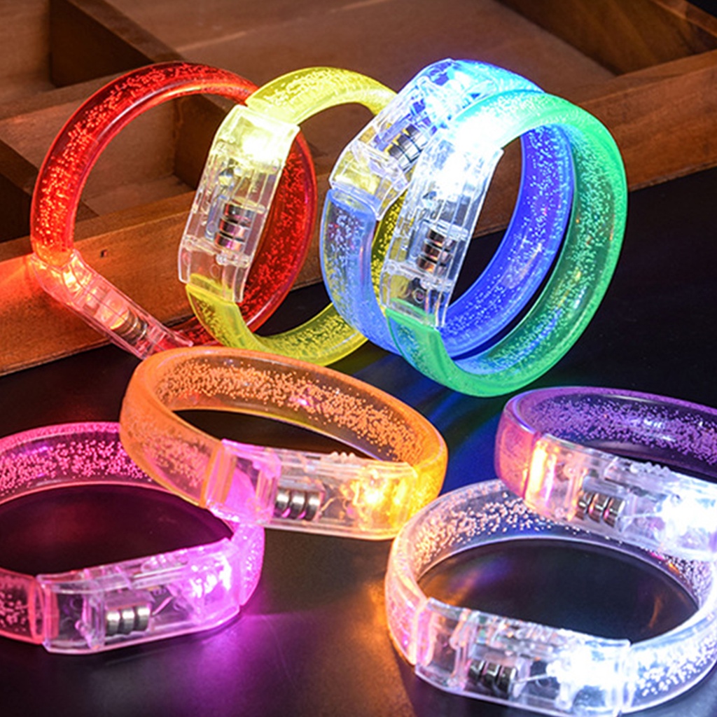 1 Pc Led Bracelet Glow Bracelets Party Neon Light Up Bracelet Luminous ...