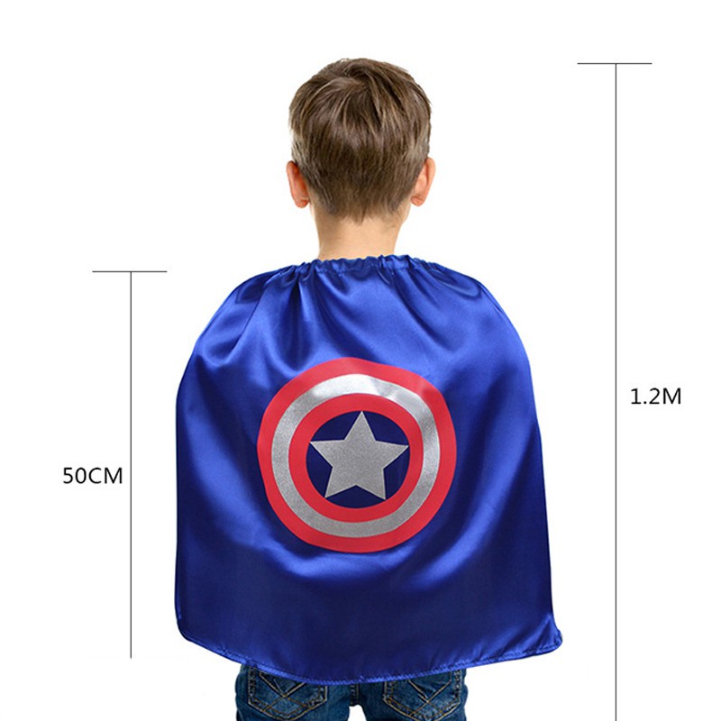 Kids Superhero Capes Costume Spiderman Ironman Superman Cape Cosplay ...