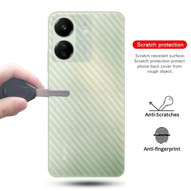 Redmi 13C Carbon Fiber Protective Film for Redmi 13C 12C 10C 10A 11 10 ...