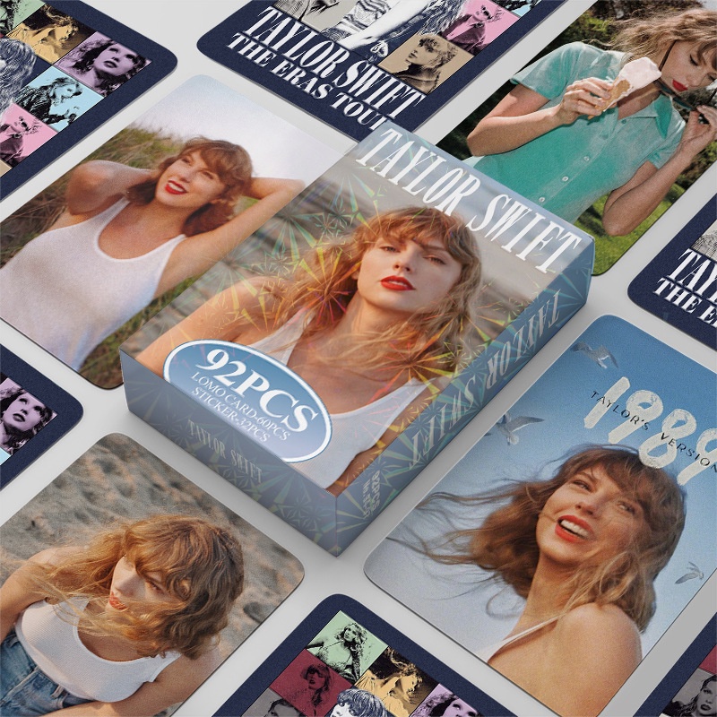 Taylor Swift Photocard Lomo Card Postcard Stickers 92pcs/box | Shopee ...