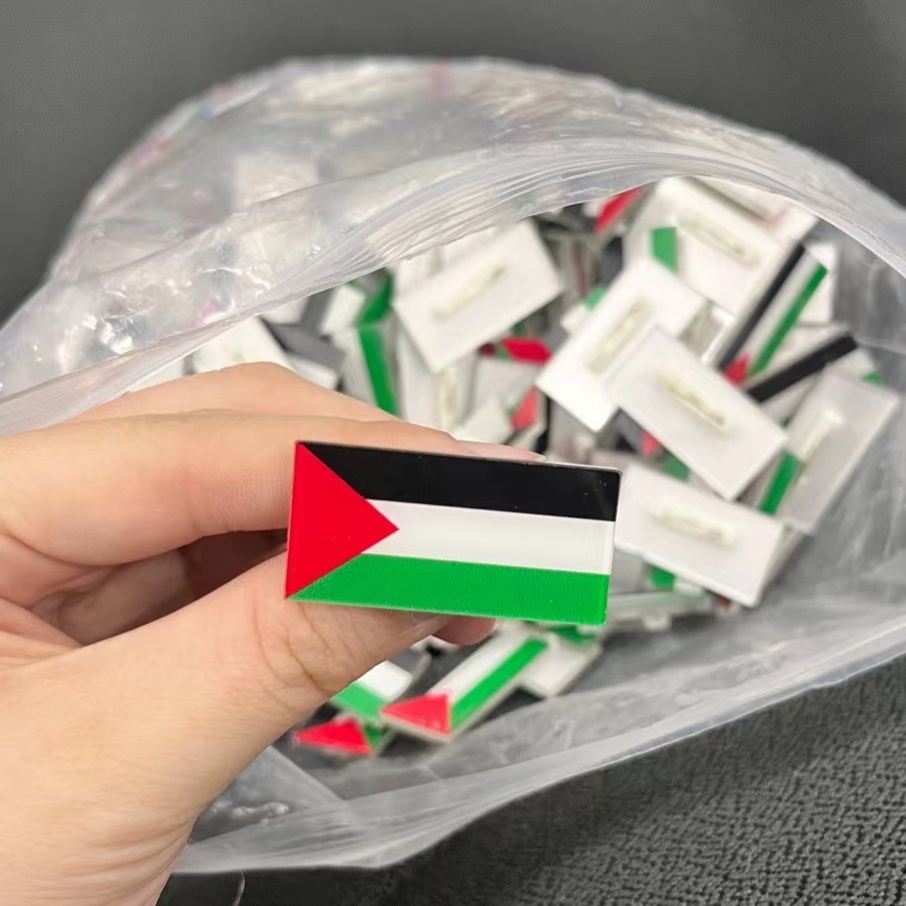 Pin Bendera Palestine Flag Pin Bendera Free Palestine Pin Brooch Badge ...