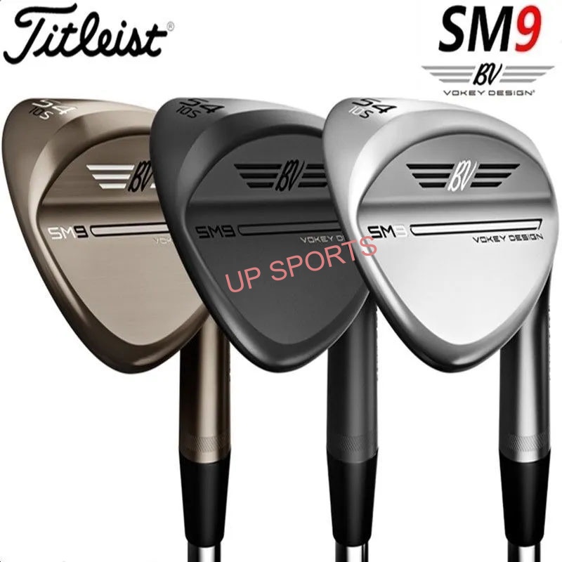 Titleist SM9 New Golf Club Sand Wedge Black / Silver / Dark Gray Clubs ...