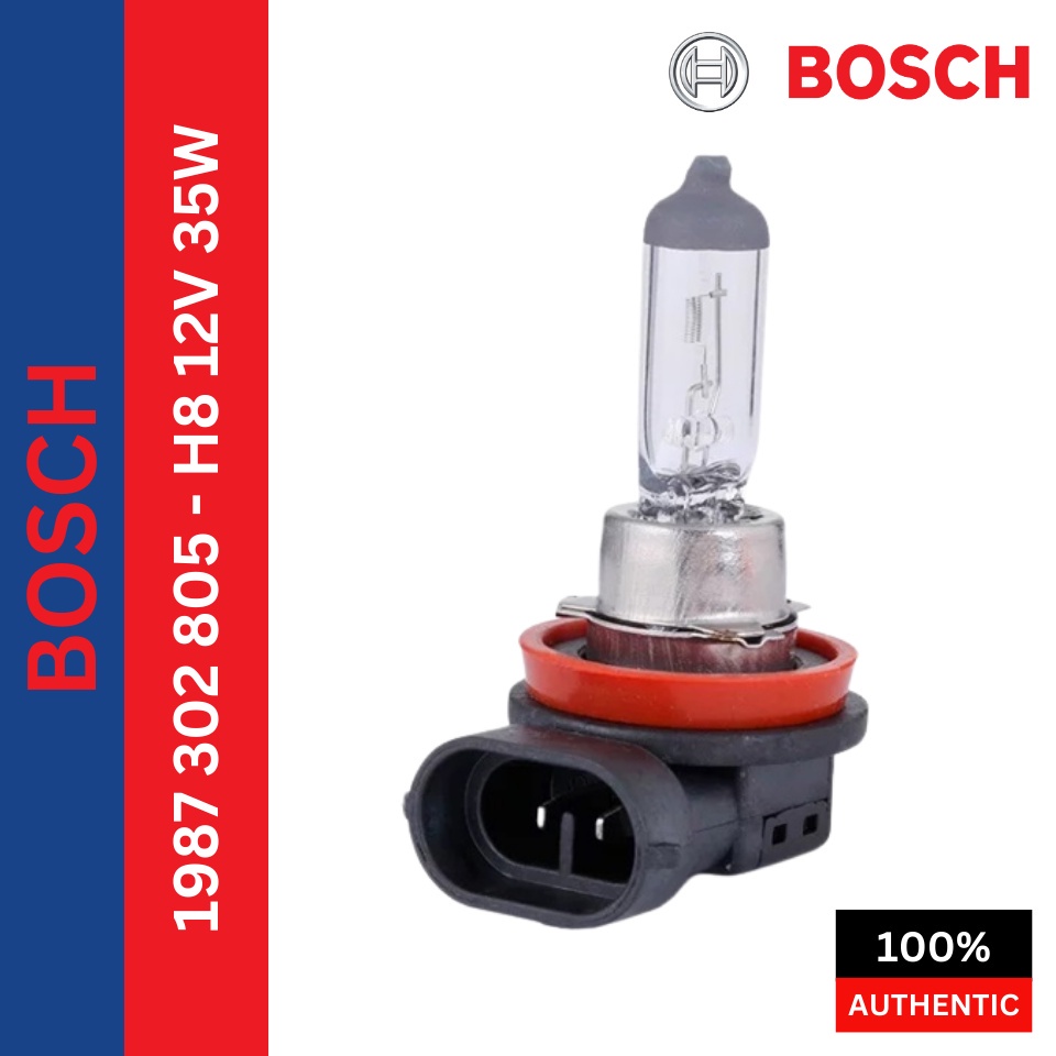 1987 302 805 - H8 12V 35W Bulb Bosch Perodua Myvi old Honda Jazz BMW ...