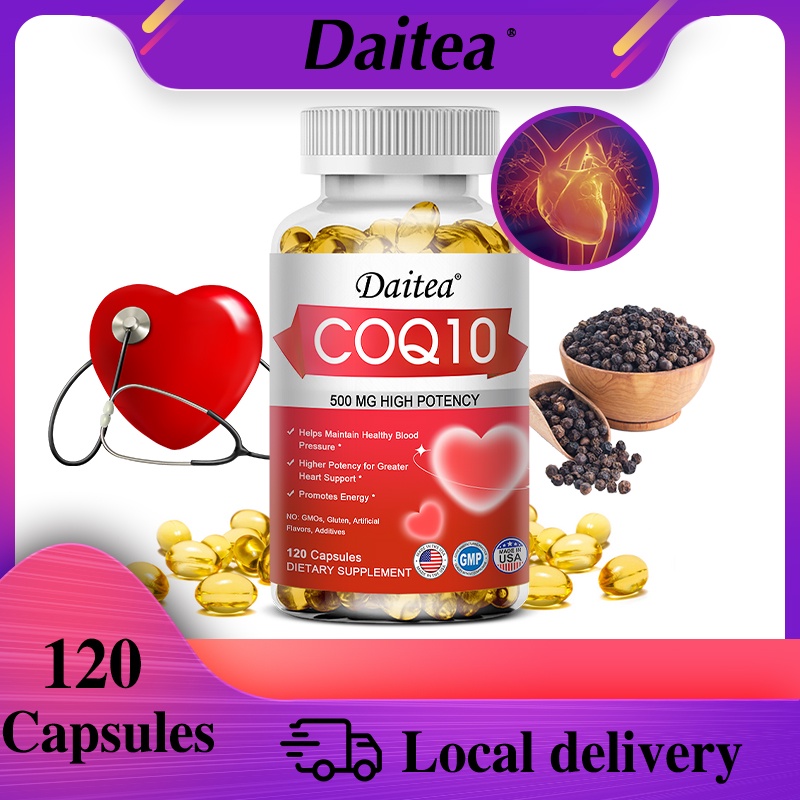 Daitea Coenzyme Q10 supplement supports heart and energy production ...