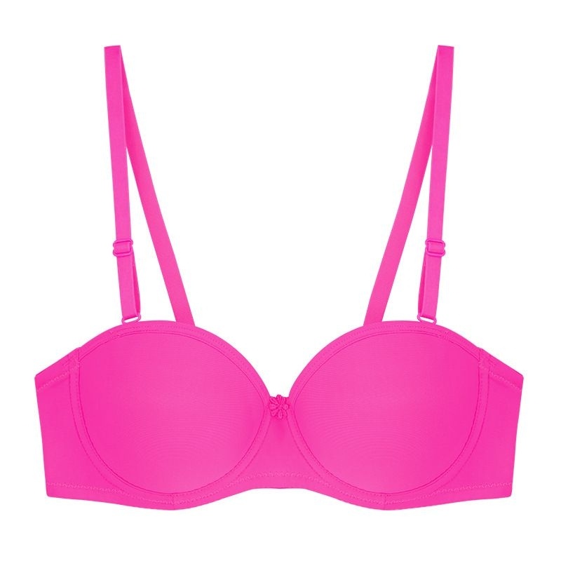 32A 34A 36A 38A Cup Underwired Strapless Half-cup Bra (Baju Dalam ...
