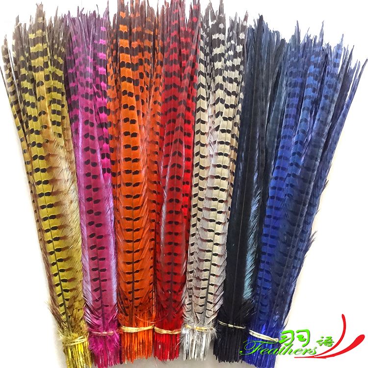 2024 Pheasant Feather Dyed Feather Natural Pheasant Feather Peking ...