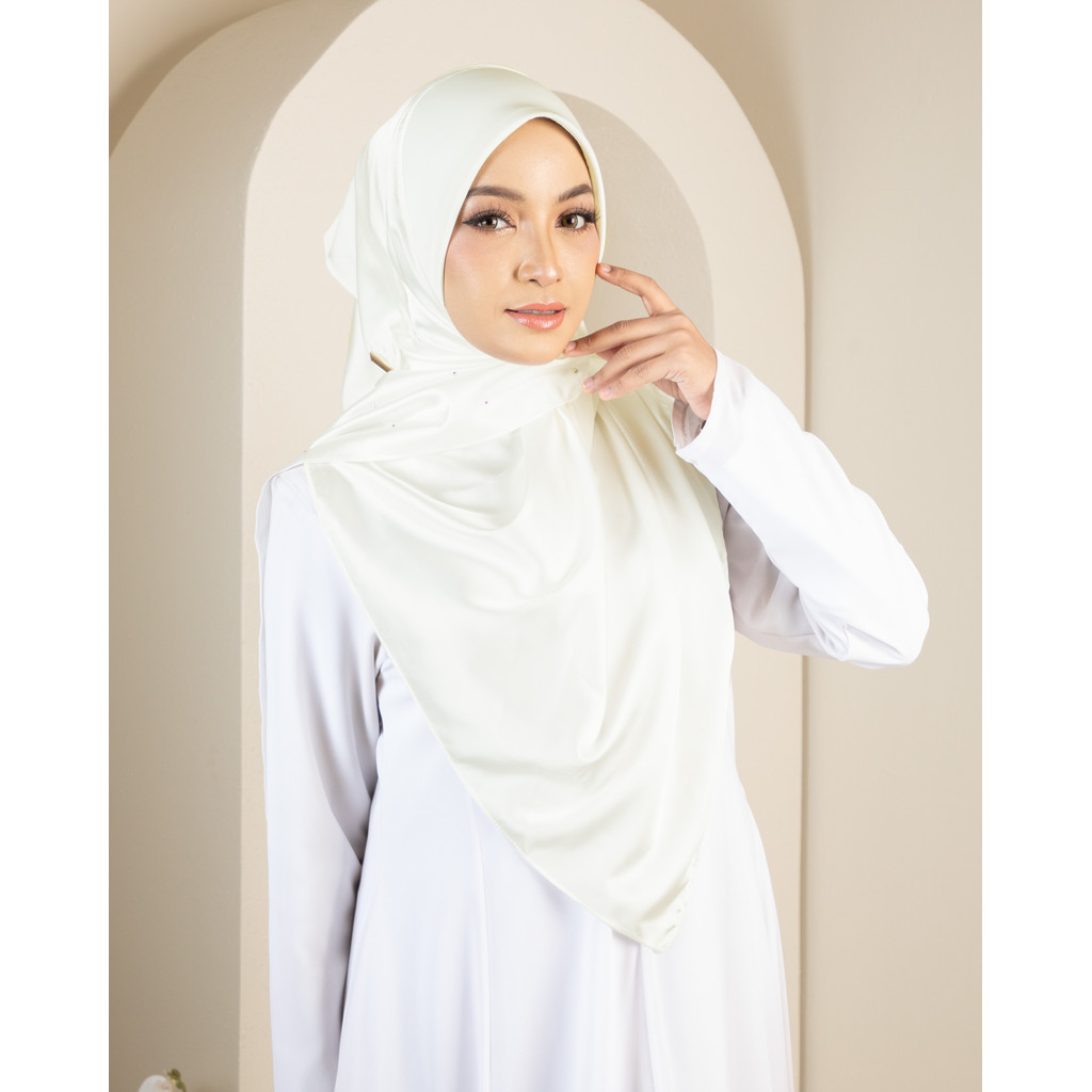 HANIS SATIN DIAMOND - HSD01 (WHITE) | Shopee Malaysia