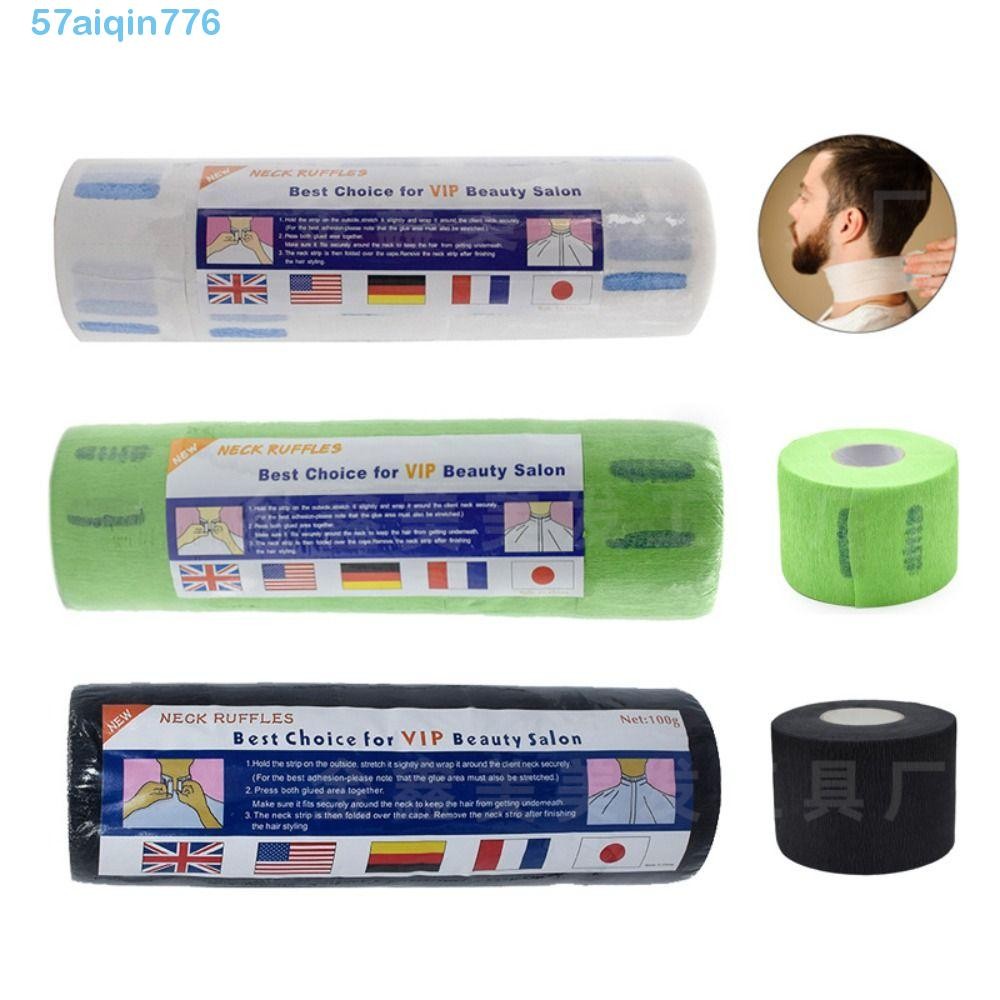 AIQIN 5 volumes/set Neck Strip Paper, Salon Absorb Perspiration Tissue ...