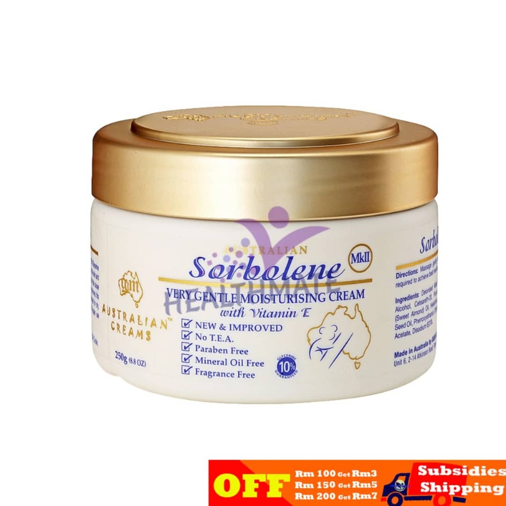 [EXP4/25]G&M Australian Sorbolene Very Gentle Moisturising Cream With Vitamin E (250G) | Shopee ...