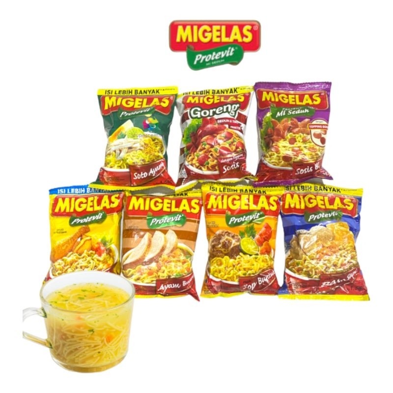 Migelas / Mie Gelas kuah/Goreng kemasan 30g-35g. | Shopee Malaysia