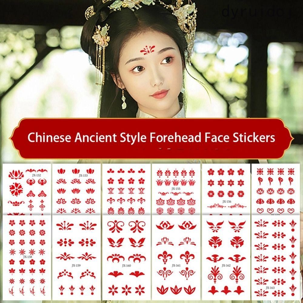 DYRUIDOJ Forehead Stickers, New Years Beauty Waterproof Eye Makeup ...