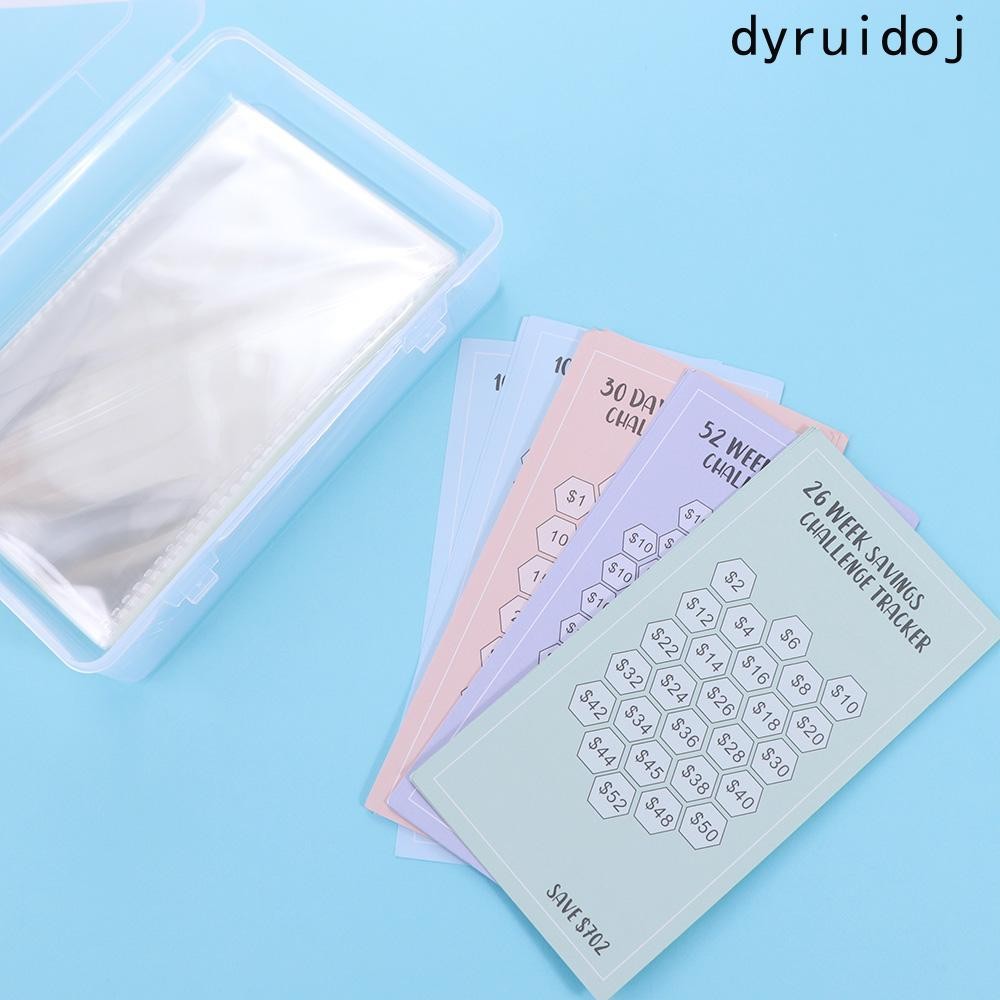 DYRUIDOJ 100Pcs Money Saving Envelopes Kit, Creativity Cash Challenge ...