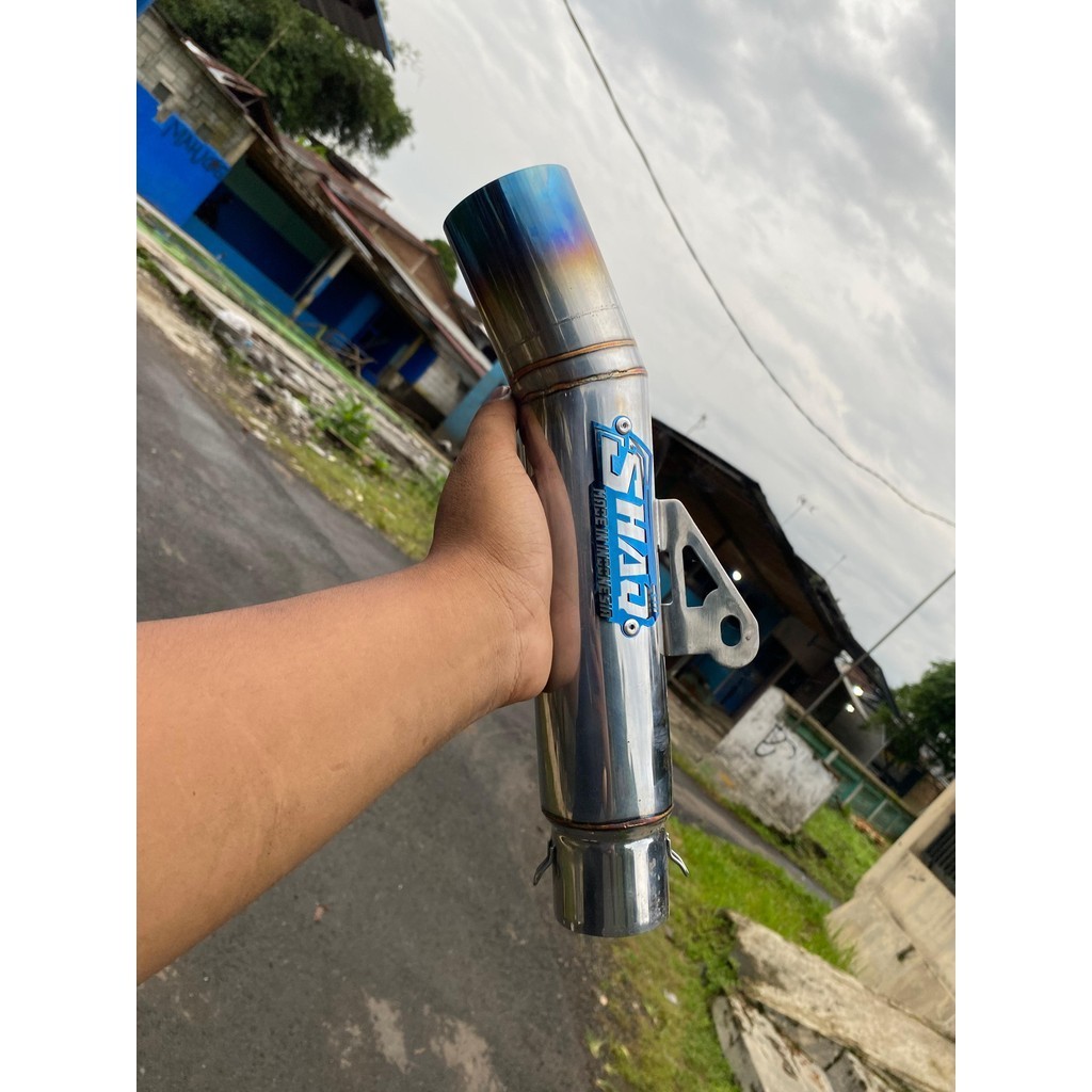 Canister pipe exhaust kou tube type 51mm for Wave 100 110 125 Xrm 100 ...