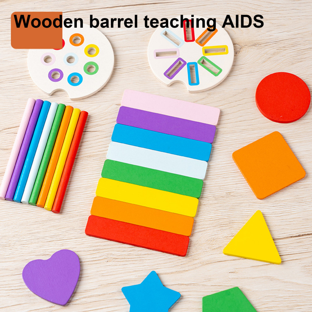 PEN| Preschooler Color Sorting Toy Toddlers Color Sorting Toy Wooden ...