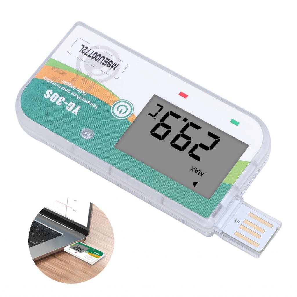 Phoenixshop USB Temperature Data Logger Recorder LCD Digital Display 35 ...
