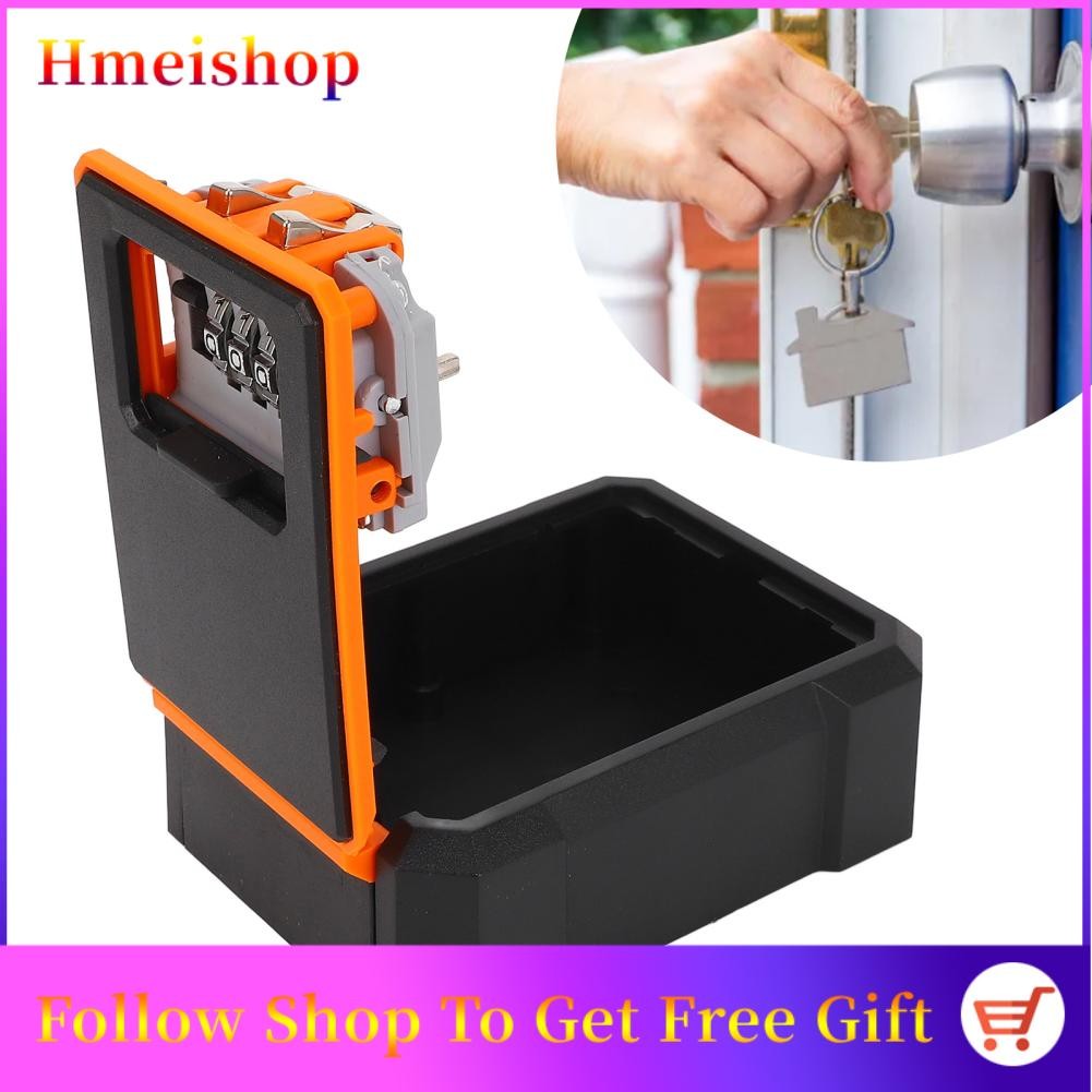 Hmeishop Marhynchus Key Box 4 Digit Wall Mount Combination Lockbox ...
