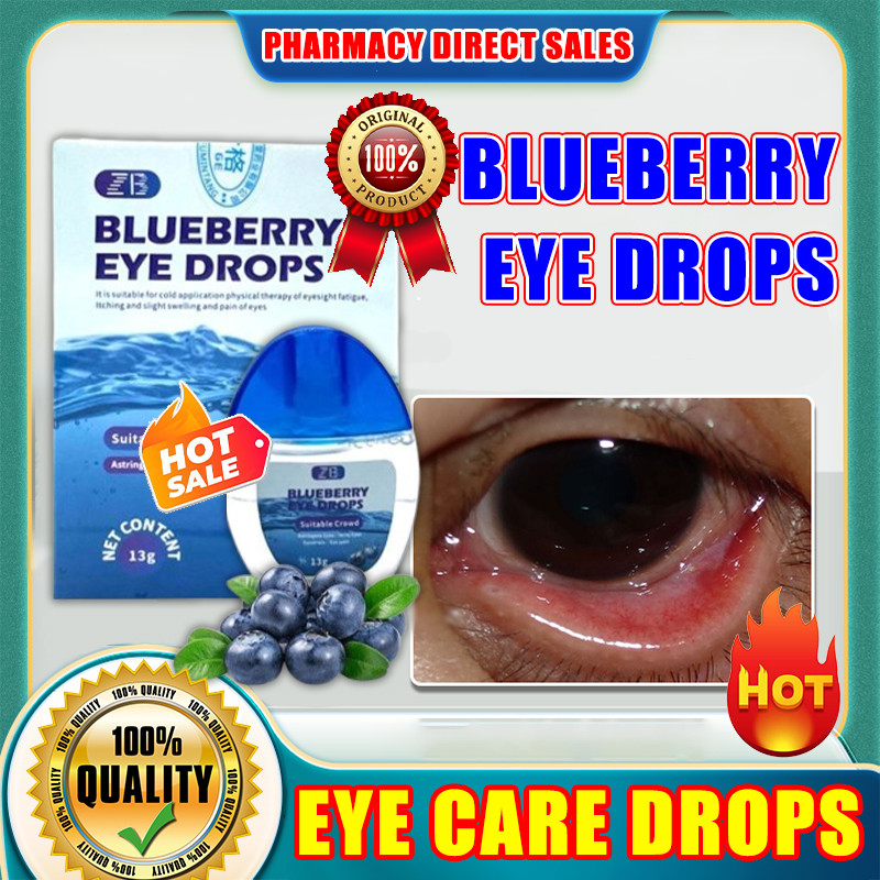 Blueberry Eye Drops Eye Drops Eye Care Drops Treatment Sore Eyes Itchy ...