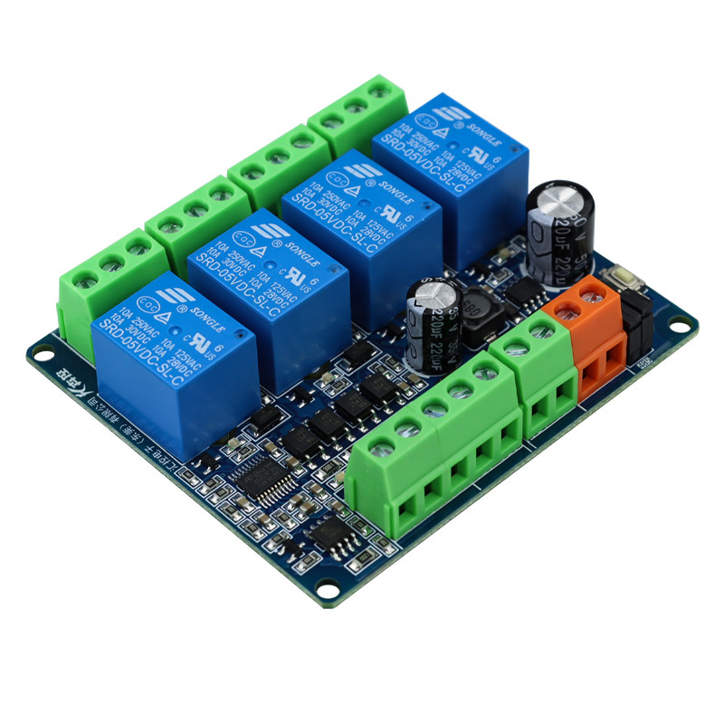 Multi-channel Relay IO Module 485 TTL Switch Volume Input/Output 6-36V ...