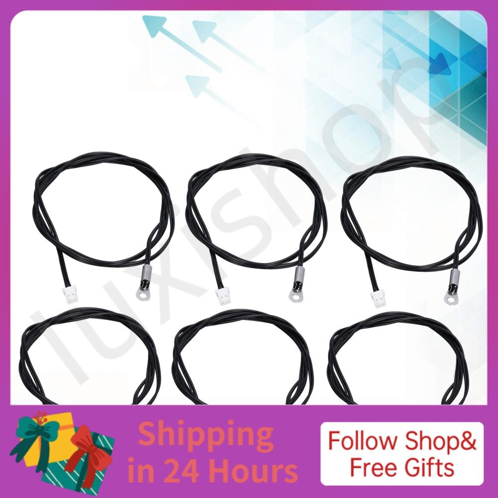 Iuxishop 10Pcs 1meter Thermistor Probes Temperature Sensor Round Lug ...
